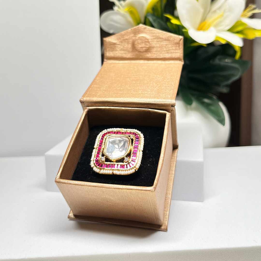 New Design Jharoka Kundan Ring – RCM APPARELS PRIVATE LIMITED