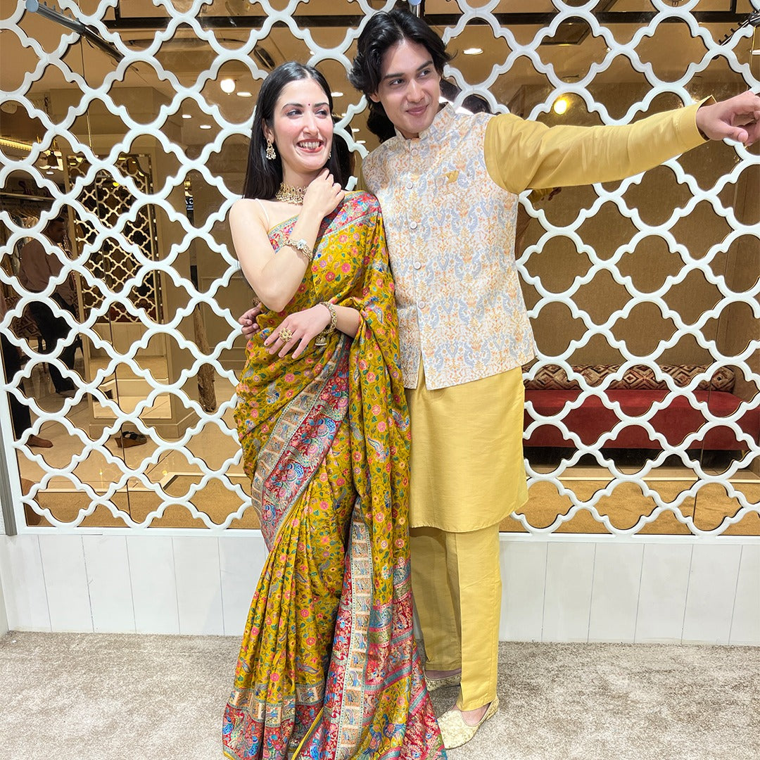 Best for Haldi Designer Kurta Jacket Set for Men – RCM APPARELS PRIVATE ...